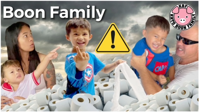 Shopping ADD Kid Toilet Paper Toy, Epic Fails. - Kato Boon Family